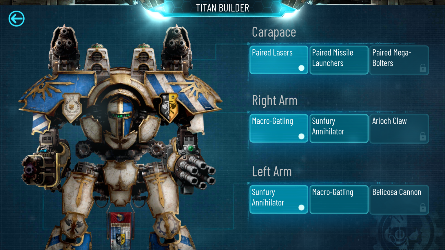 Master the new Titan Builder to customize your Engine of War! - Horus ...
