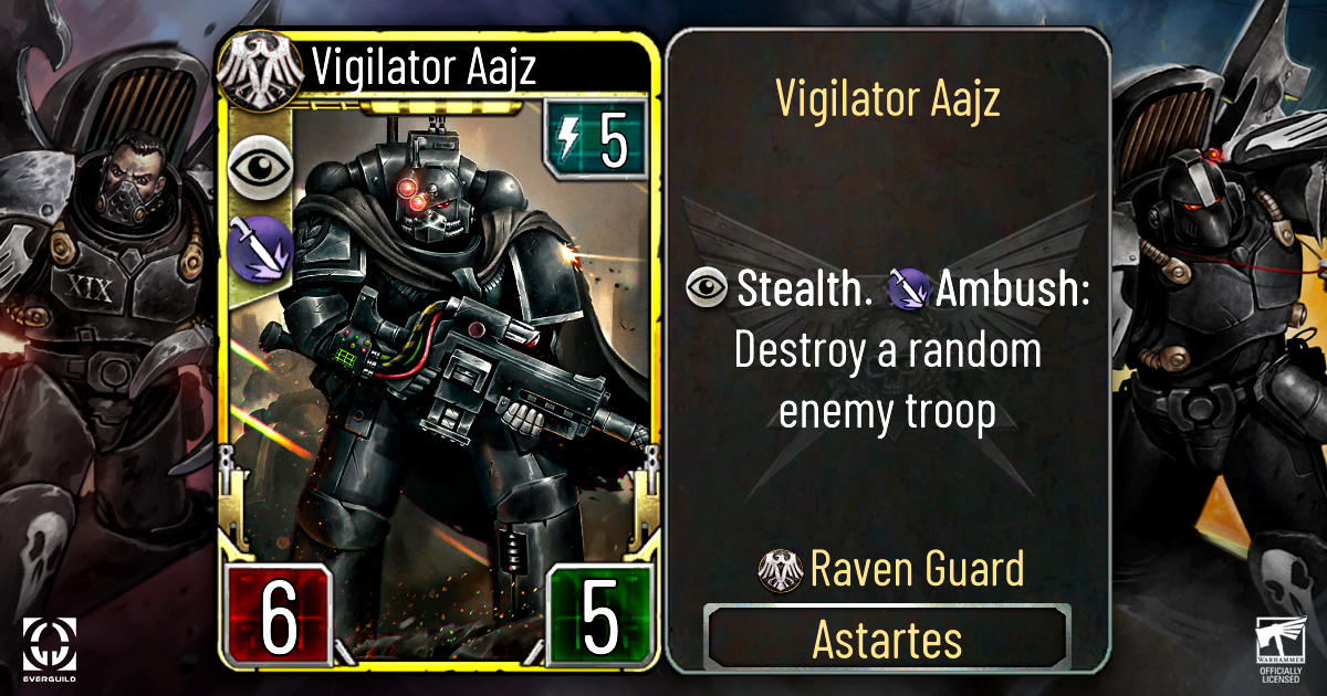 The Raven Guard signals the ambush - Horus Heresy: Legions