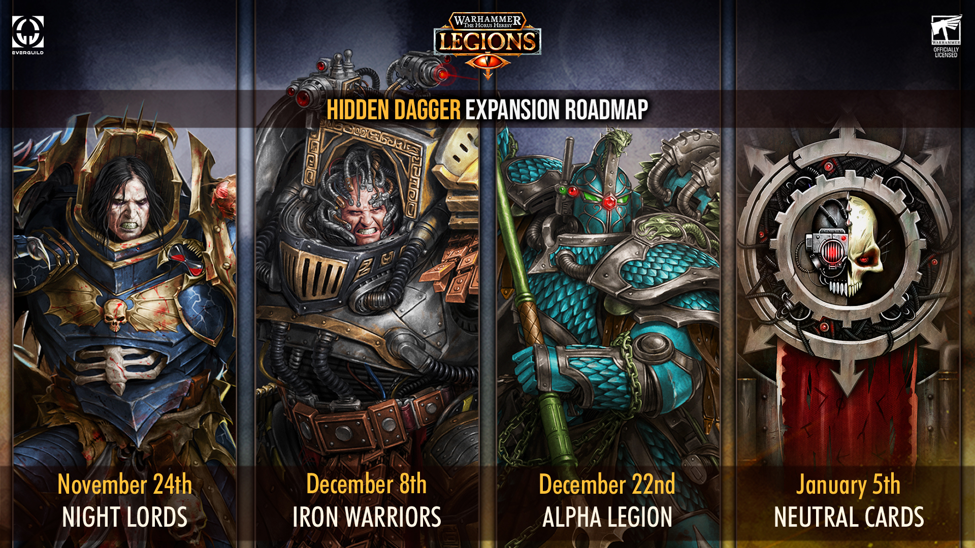 The Night Lords, Iron Warriors and Alpha Legion join the Traitors in a ...